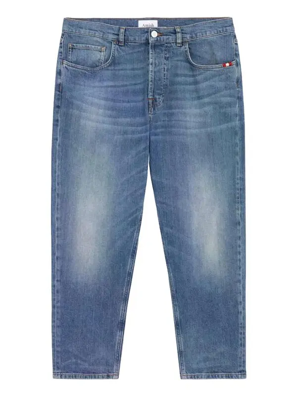 AMISH Jeremiah Five-pocket Jeans - Blue