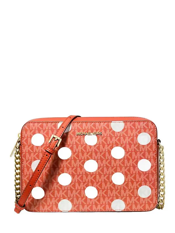 Michael Kors Polka-dot Cross Body Bag - Red