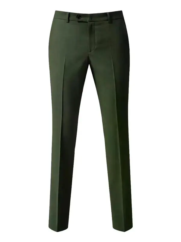 FRANZESE COLLECTION Button-fastening Pleated Trousers - Green