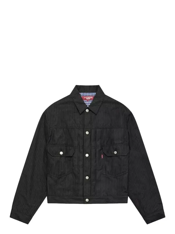 Junya Watanabe X Levi's Pinstripe Pocket Jacket - Grey
