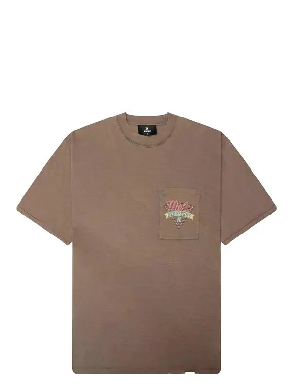 REPRESENT X Mel's Diner Pocket Graphic T-shirt - Brown