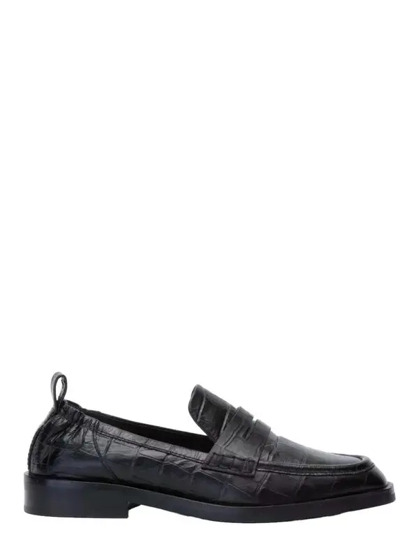 3.1 Phillip Lim Alexa Textured Loafers - Black
