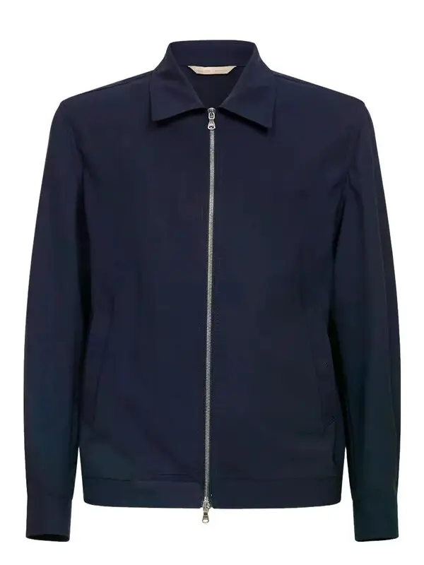 BRIGLIA 1949 Zip-up Shirt Jacket - Blue