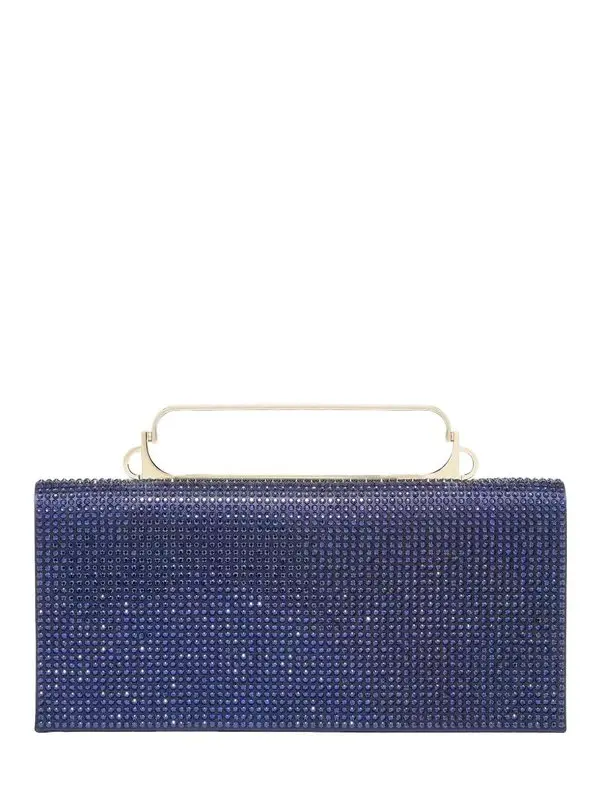 Giorgio Armani Embellished Handle Clutch - Blue