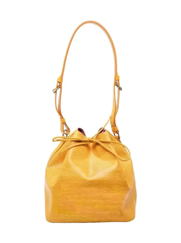 LOUIS VUITTON 1996 Epi Petit Noe Bucket Bag - Yellow