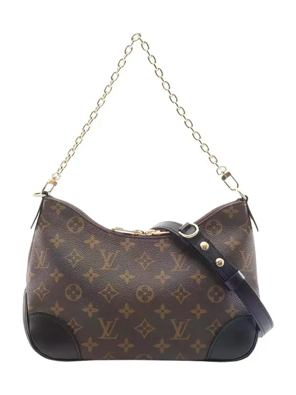 LOUIS VUITTON 1990-2010 Monogram Boulogne Satchel - Brown