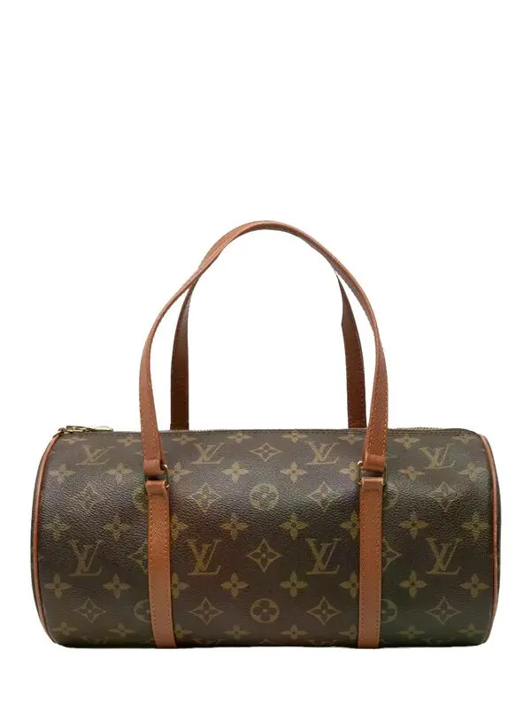 LOUIS VUITTON 1996 Monogram Papillon 30 Handbag - Brown