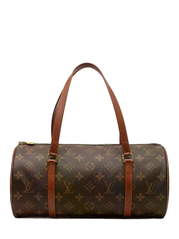 LOUIS VUITTON 2000 Monogram Papillon 30 Handbag - Brown