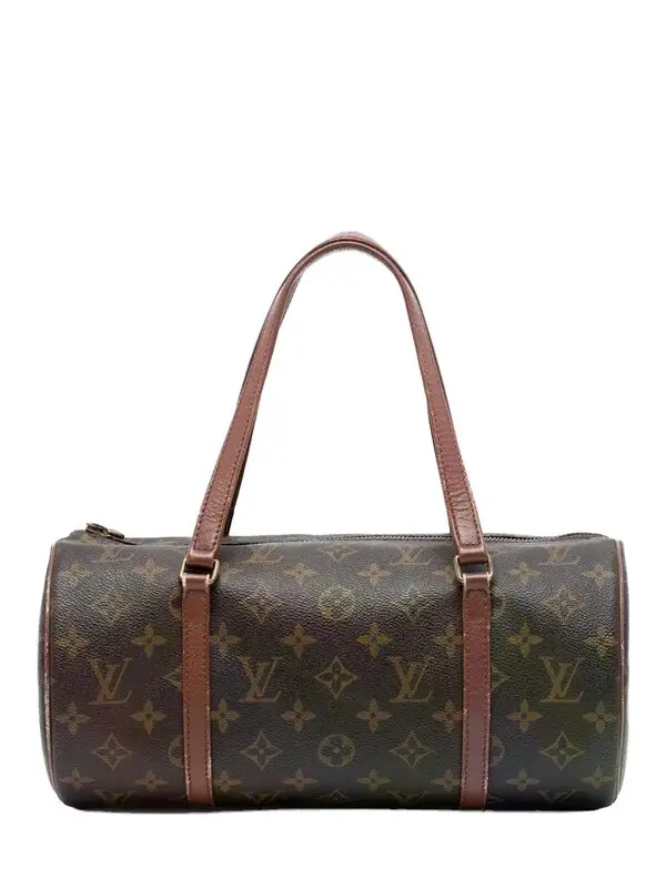 LOUIS VUITTON 1991 Monogram Papillon 30 Handbag - Brown