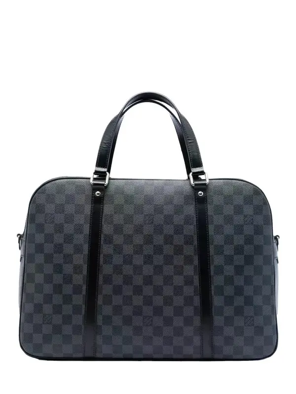 LOUIS VUITTON Damier Graphite Jorn Travel Bag - Black