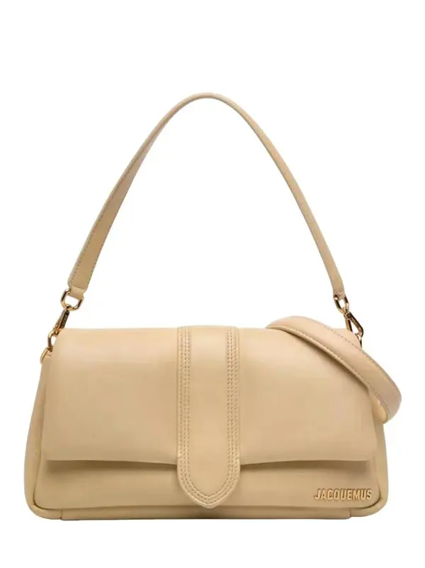 Jacquemus Le Bambimou Padded Lambskin Satchel - Neutrals