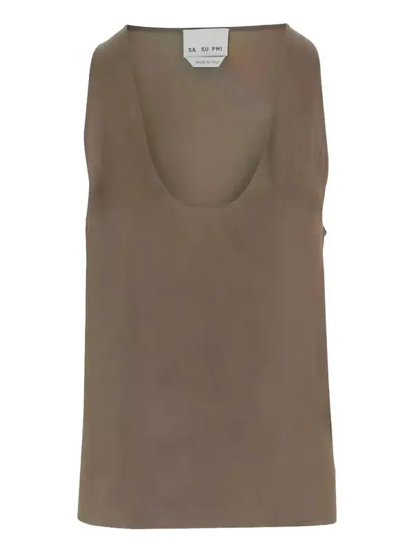 SA SU PHI Sleeveless Top - Green