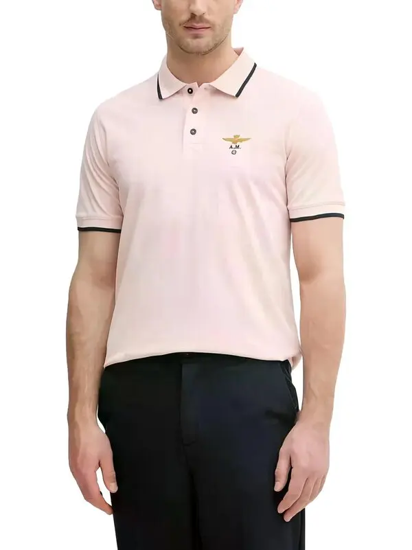 AERONAUTICA MILITARE Cotton Polo Shirt - Pink