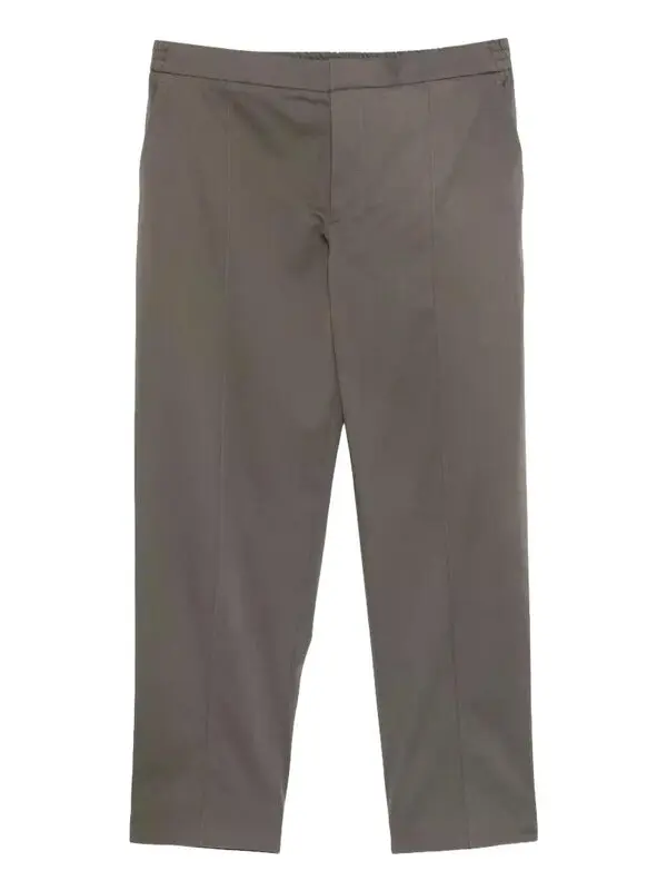 Zegna Front-seams Trousers - Grey
