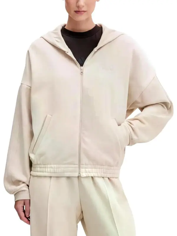 Adidas Embroidered Drawstring Tracksuit - Neutrals