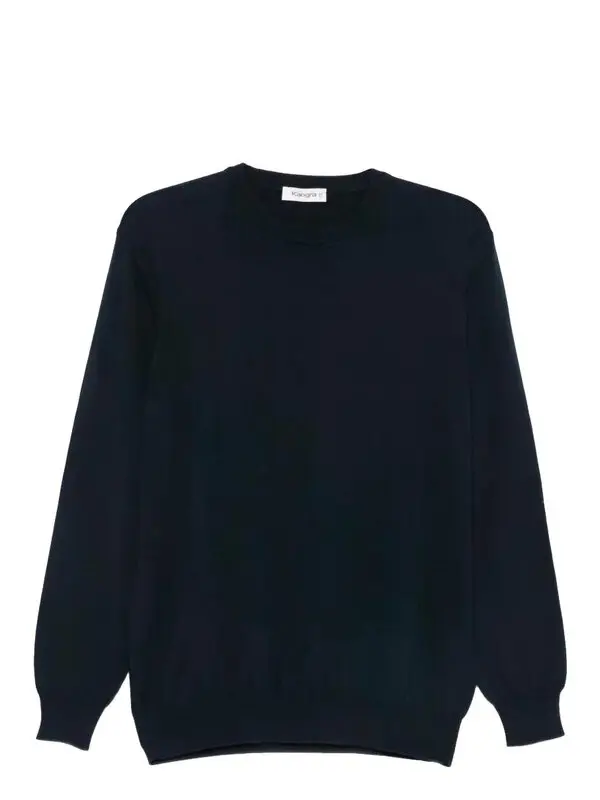KANGRA Crew-neck Sweater - Blue