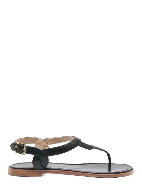 Fratelli Rossetti Buckle-strap Flat Sandals - Black