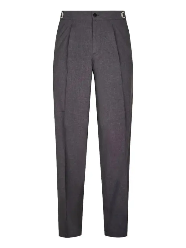 CELLAR DOOR Pleated Trousers - Grey