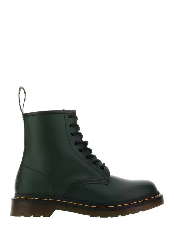 Dr. Martens Leather Boots - Green