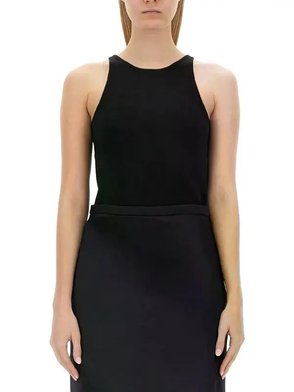 Max Mara Alfeo Racerback Top - Black