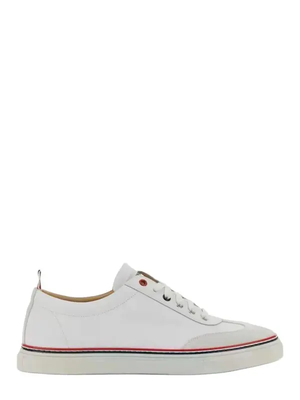 Thom Browne Low-top Leather Sneakers - White