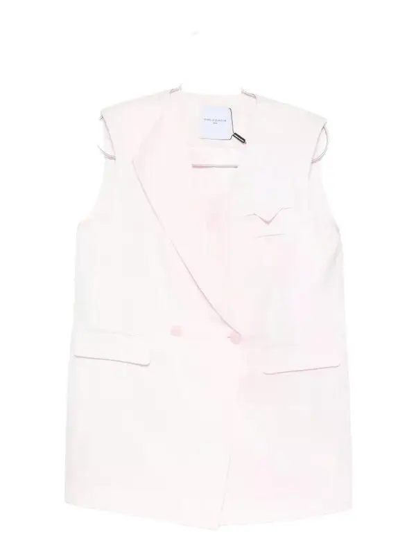 ISABELLE BLANCHE Double-breasted Vest - Pink