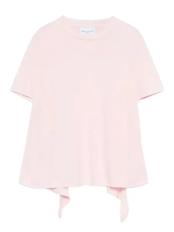 ISABELLE BLANCHE Tie-waist T-shirt - Pink