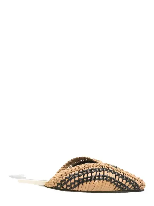 Patrizia Pepe Pointed-toe Mules - Neutrals