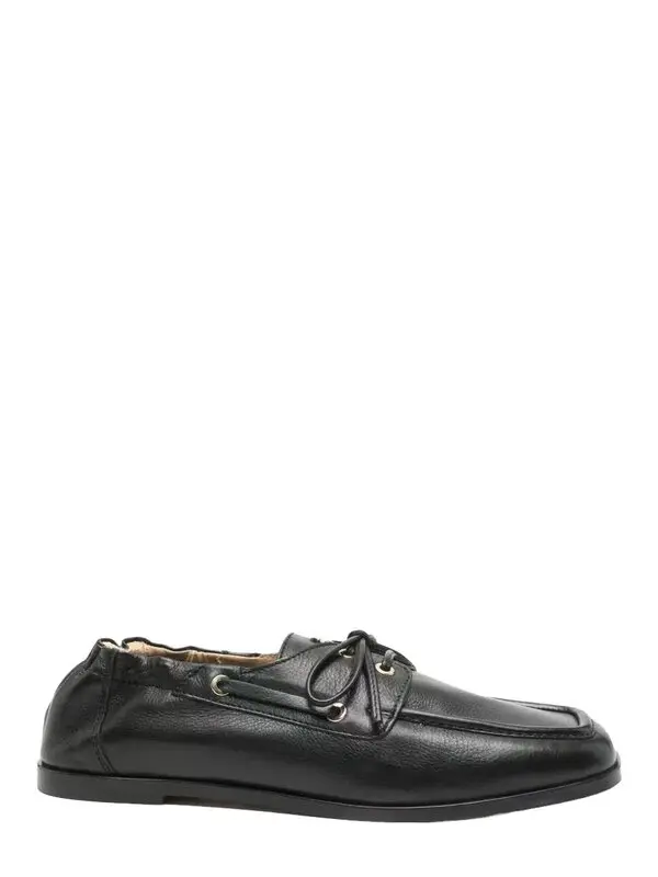 Patrizia Pepe Square-toe Loafers - Black