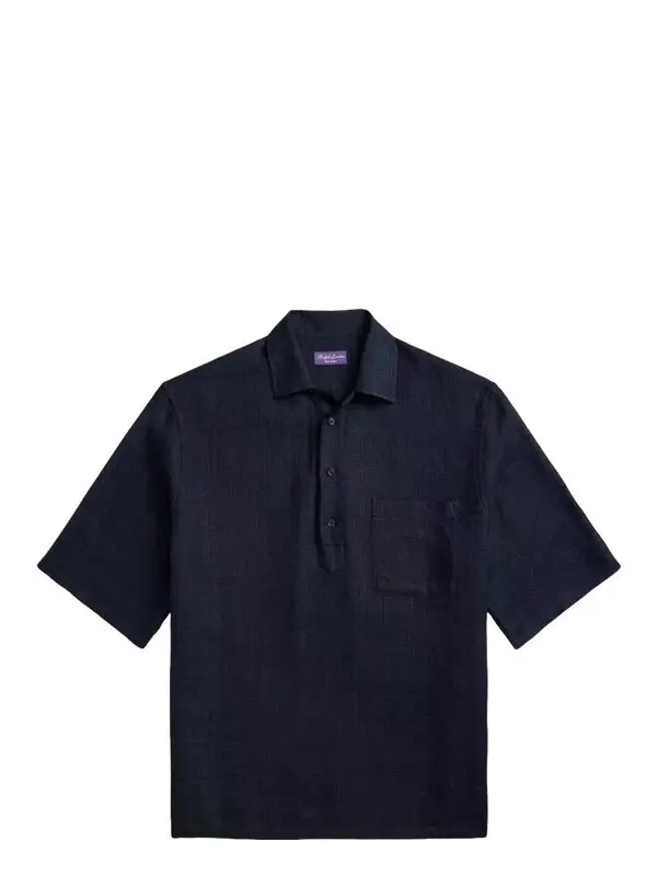 Ralph Lauren Purple Label Short-sleeve Polo Shirt - Blue