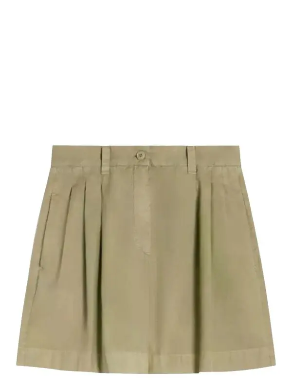 Max Mara Pleated Shorts - Neutrals