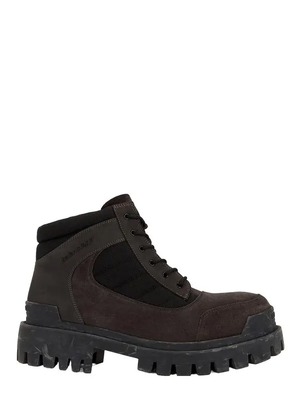 Balenciaga Low Combat Strike - Brown & Black