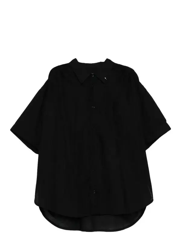 SONGZIO Graphic-embroidered Shirt - Black