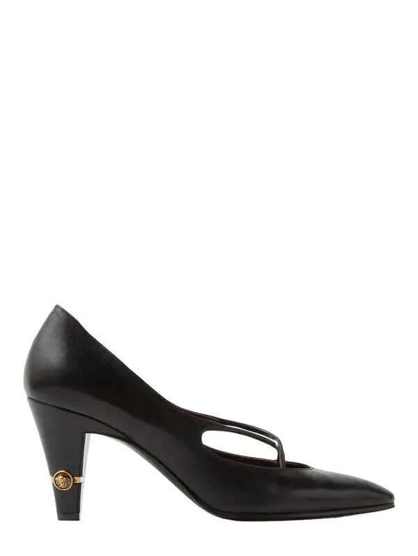 Versace Medallion Pumps - Black