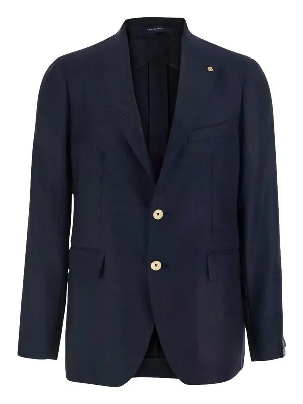 Tagliatore Single-breasted Blazer - Blue