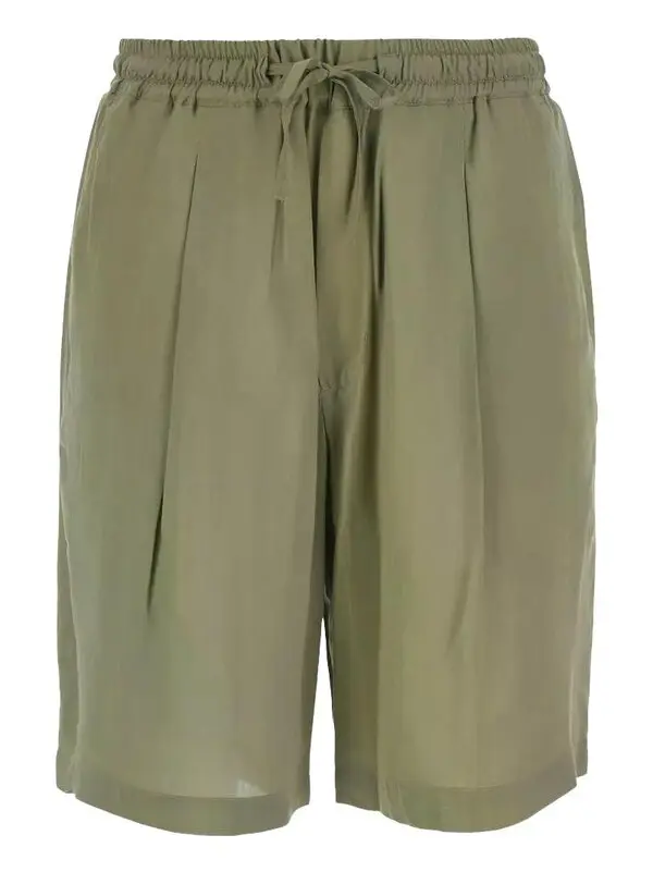 LOW BRAND Drawstring Shorts - Green