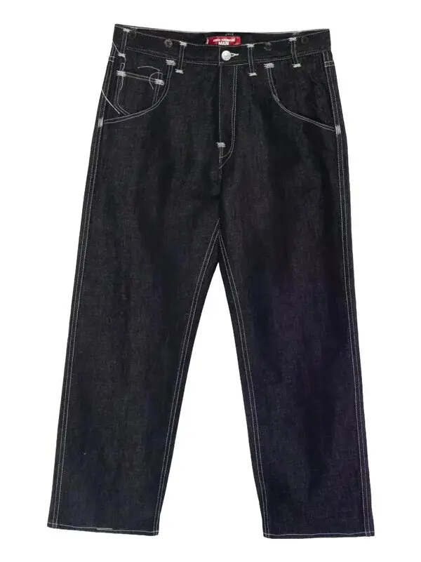 Junya Watanabe Belt-loop Jeans - Blue