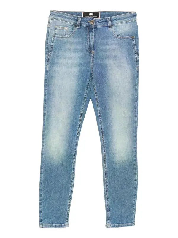 Elisabetta Franchi Faded Jeans - Blue