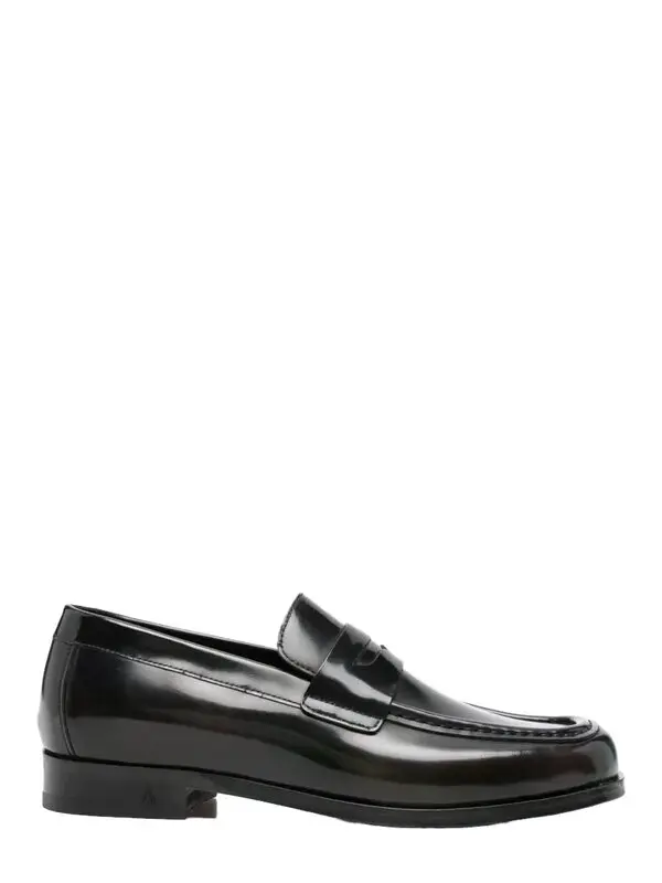 MORGILLO Leather Loafers - Black