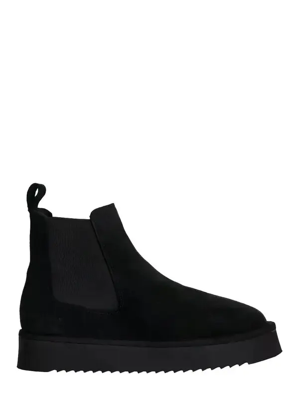 SUMMERY COPENHAGEN Suede Chelsea Boots - Black
