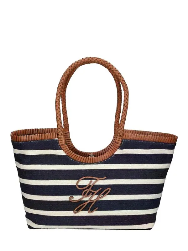 Tommy Hilfiger Striped Shoulder Bag - Blue