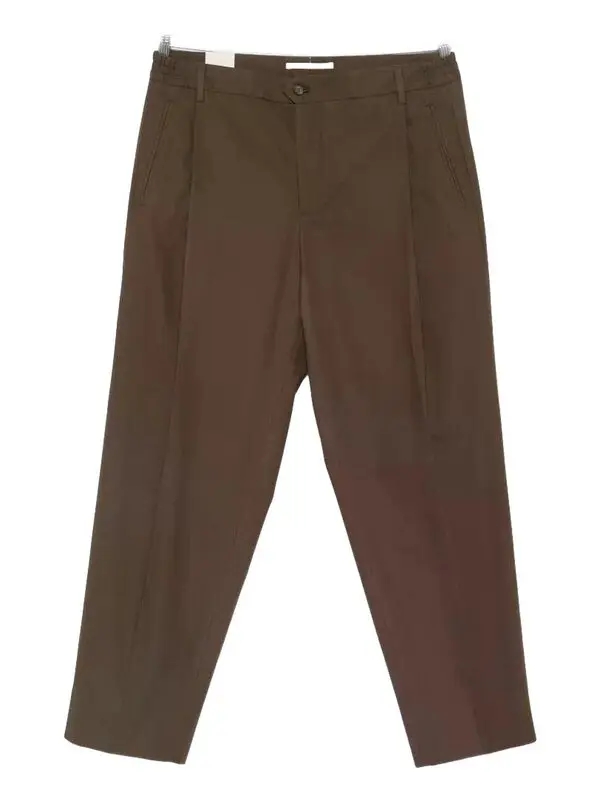 BRIGLIA 1949 Pleated Trousers - Brown