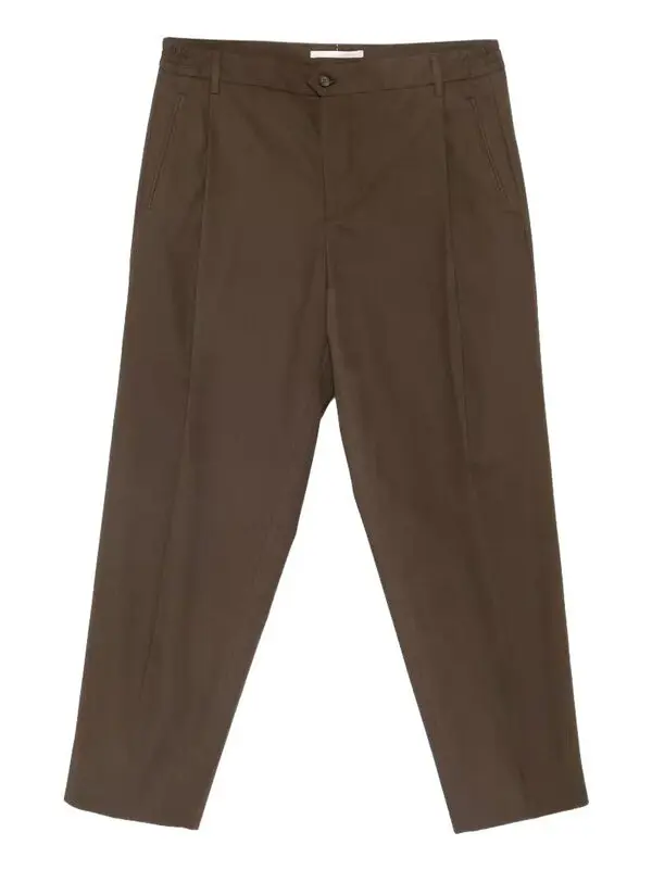 BRIGLIA 1949 Pleated Trousers - Brown