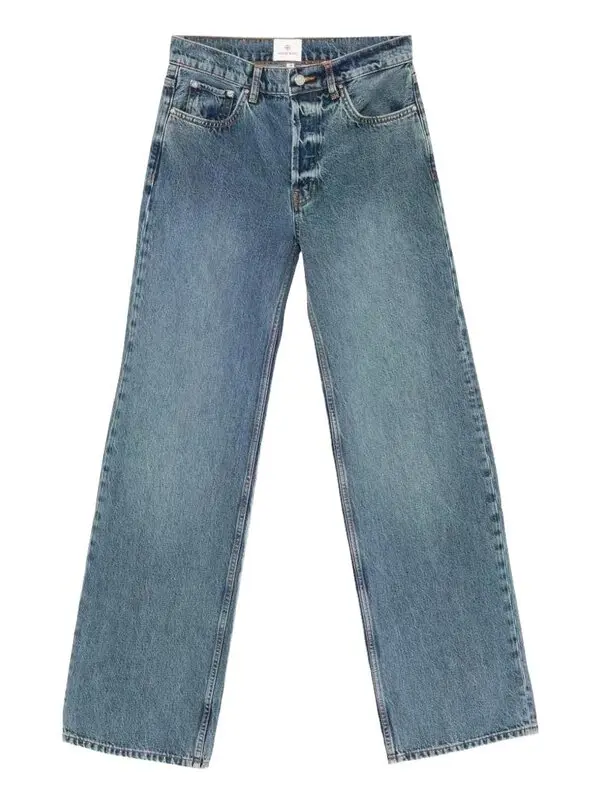 ANINE BING Button-fastening Jeans - Blue