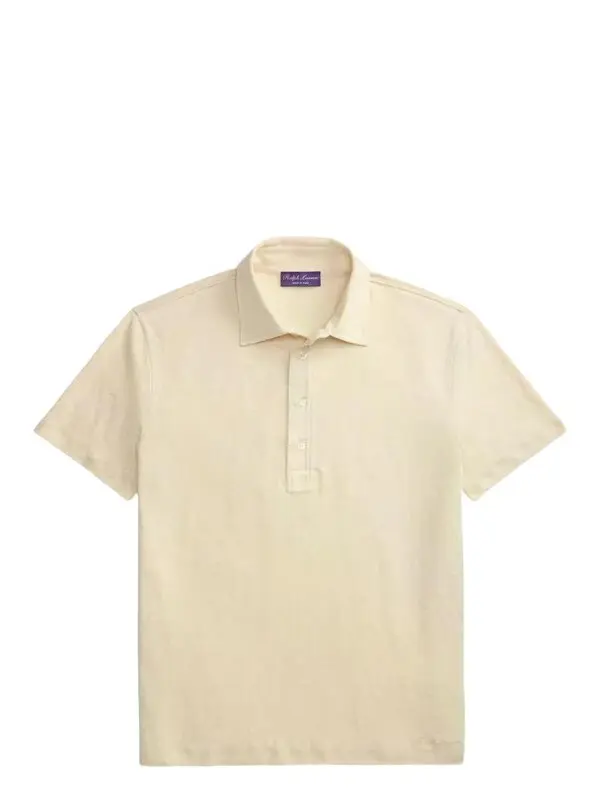 Ralph Lauren Purple Label Short-sleeved Polo Shirt - Neutrals