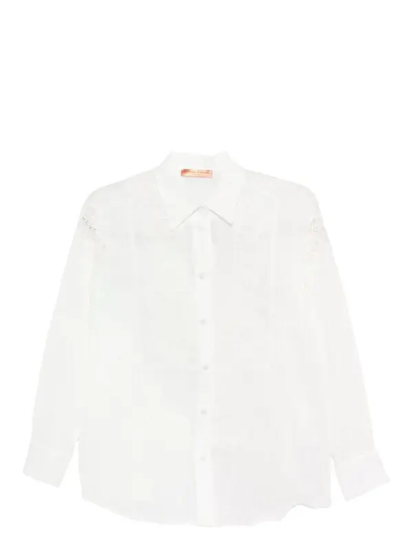 Ermanno Scervino Lace Detail Shirt - White