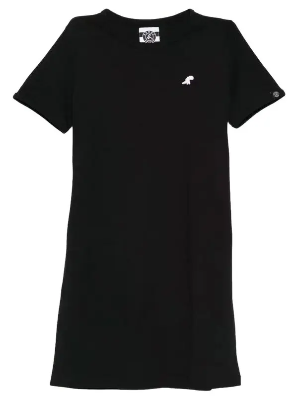 AGNES B. Pique Dress - Black