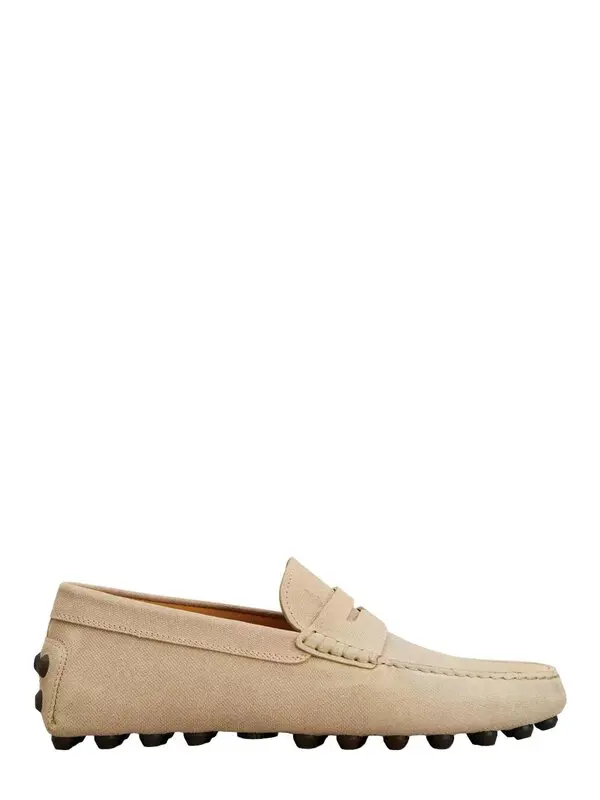 TOD'S Logo-detail Loafers - Neutrals
