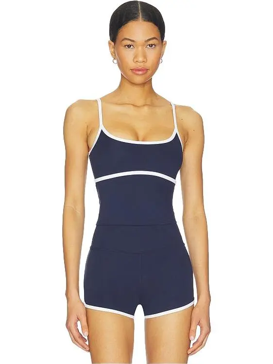 WELLBEING + BEINGWELL Movewell Ripley Tank - Navy
