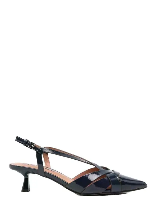BIBI LOU Nolia Leather Mules - Blue
